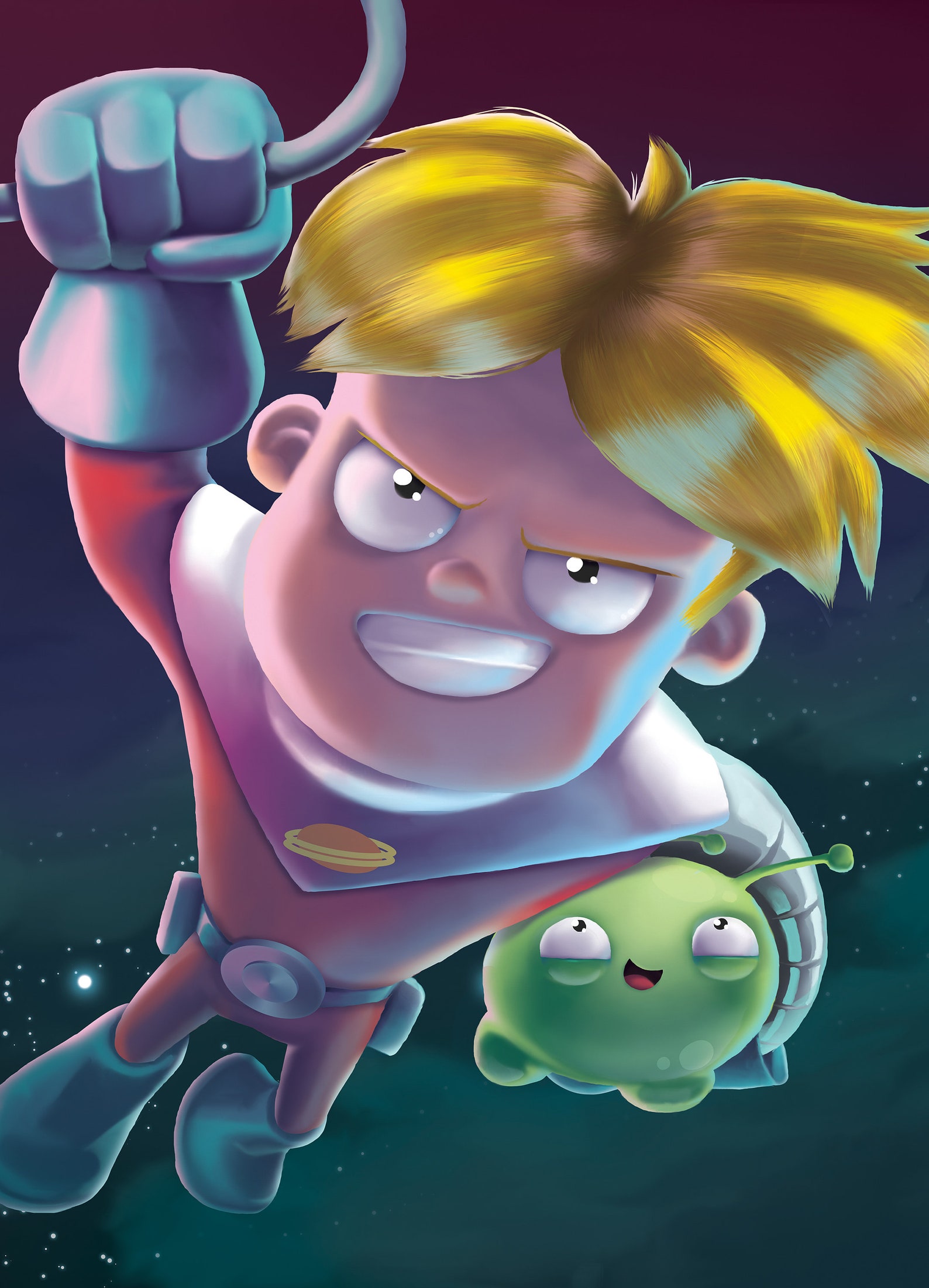 Final Space Gary Goodspeed and Mooncake Art Print A3 - Etsy