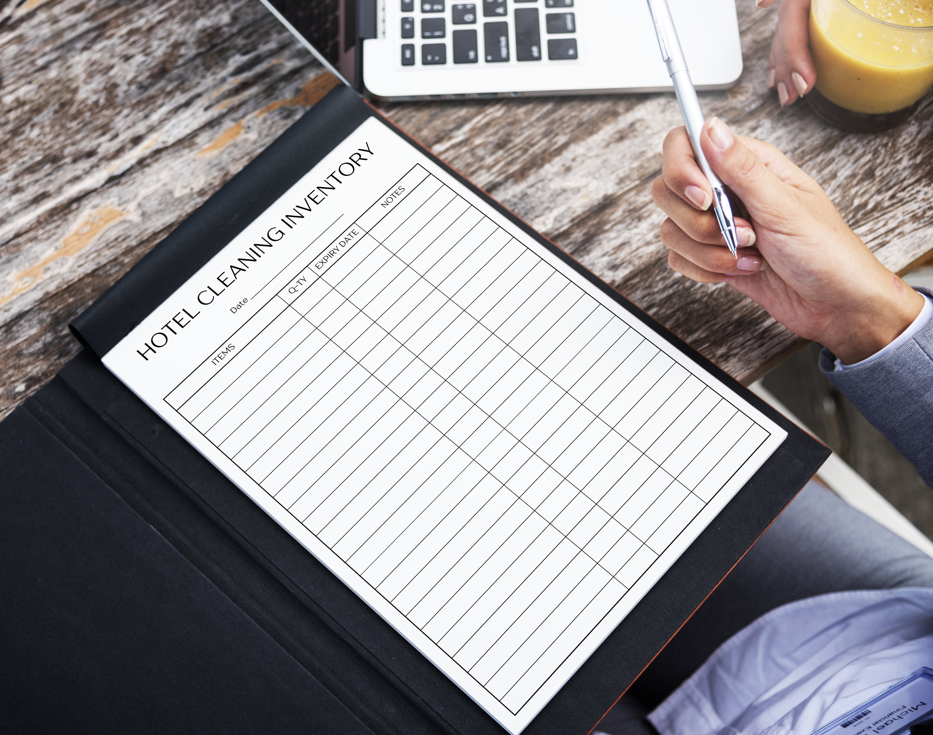 Printable Hotel Cleaning Inventory Tracker, Cleaning List, Cleaning ...