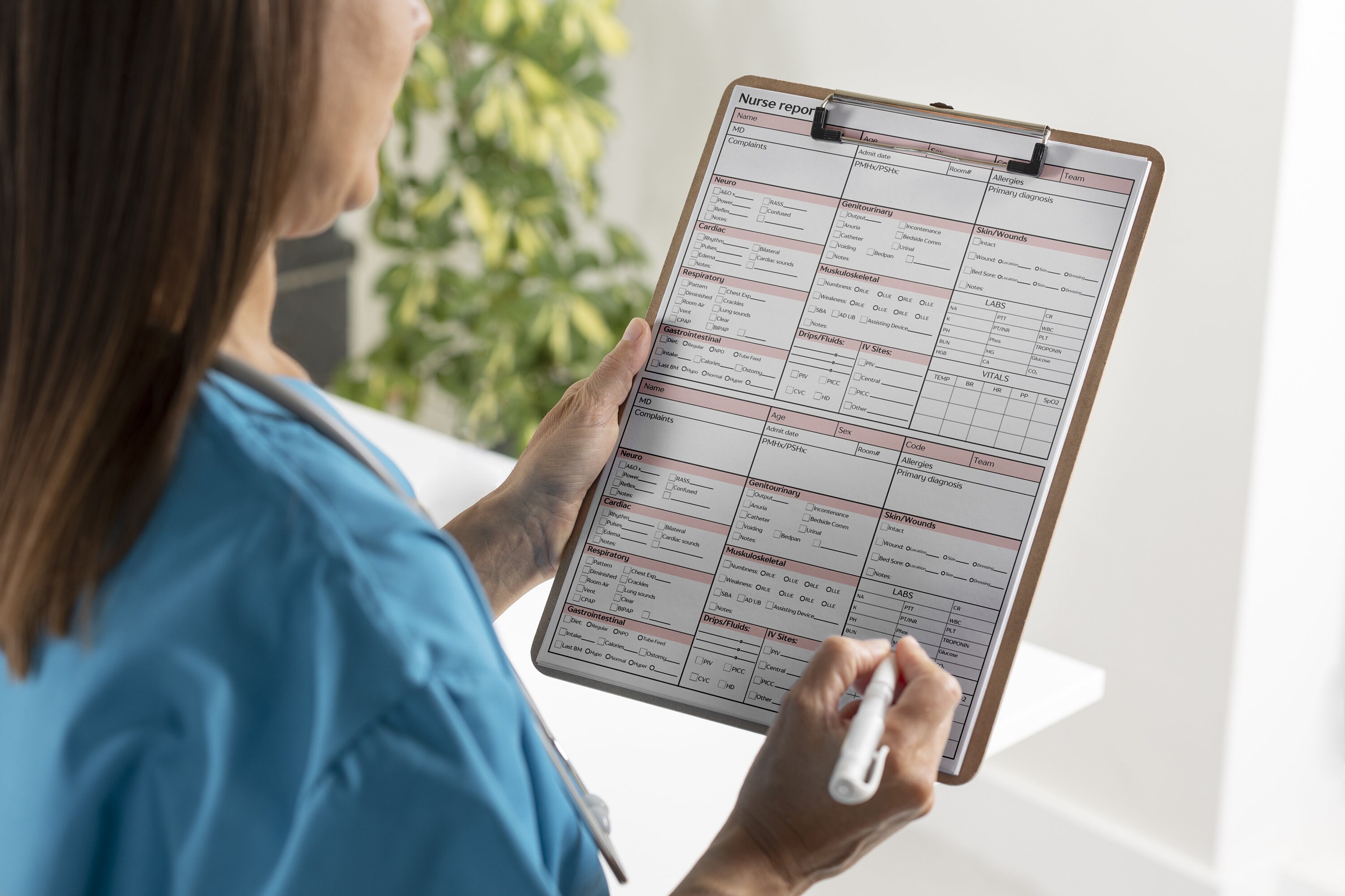 2 Patient Nurse Report Sheet Med Surg SBAR Nurse Report ICU - Etsy