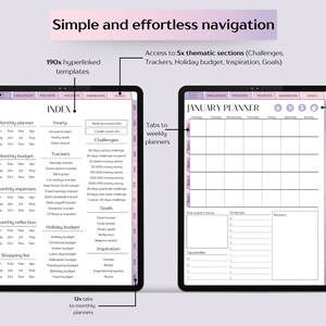 Monthly and Weekly Budget Planner Book for Goodnotes, Ipad, Digital ...