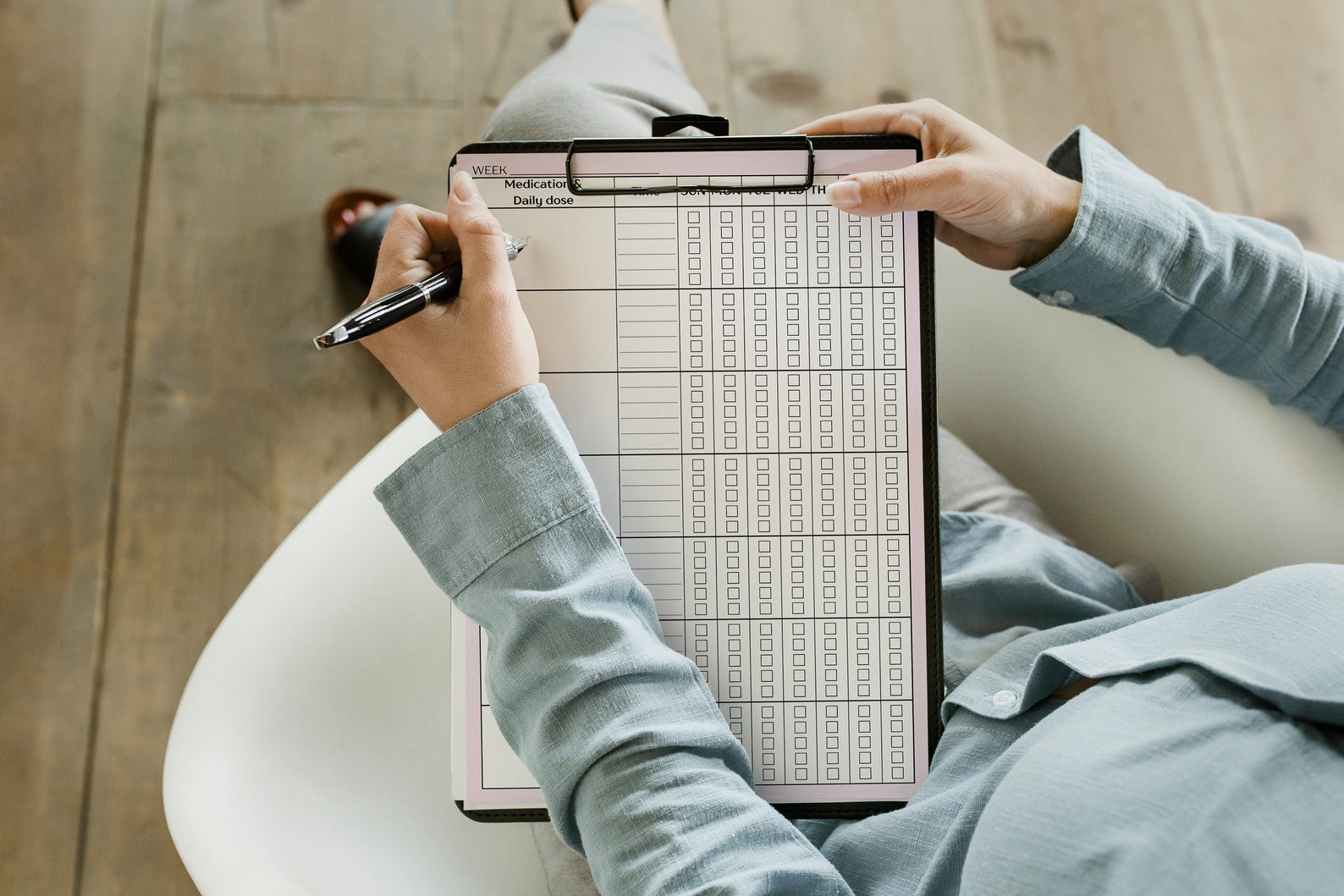 Daily Medication Check Log Printable, Meekly Medication Log, Medication ...