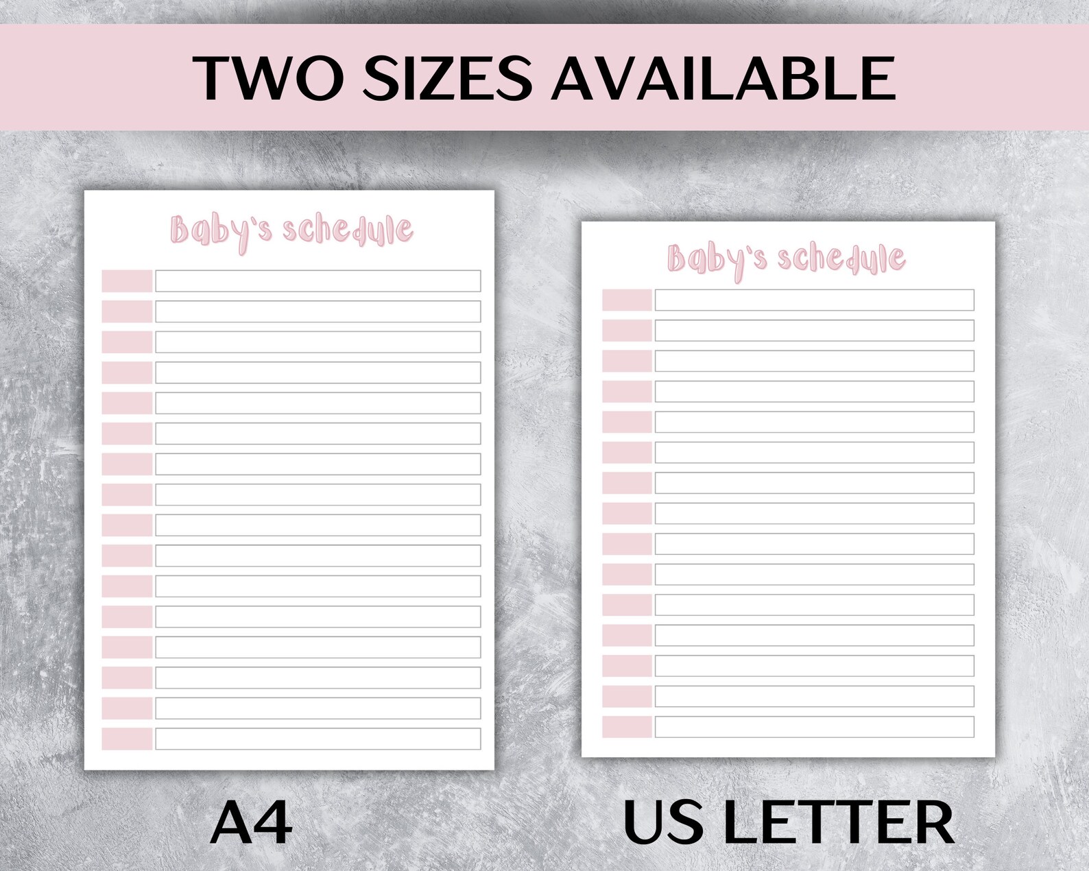 Printable Nanny Schedule, Nanny Notes, Babysitter Notes, Toddler ...