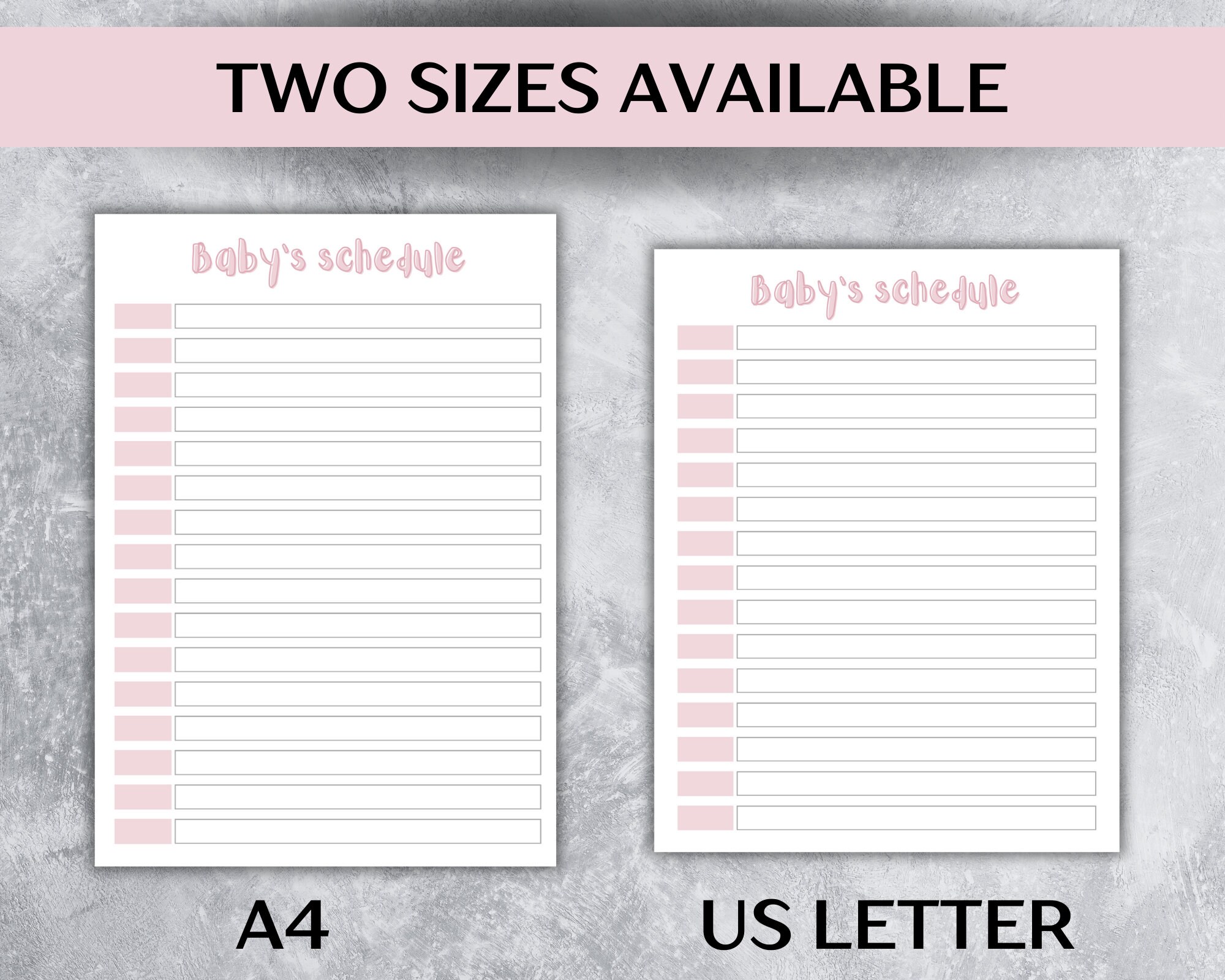 Printable Nanny Schedule, Nanny Notes, Babysitter Notes, Toddler ...