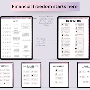 Monthly and Weekly Budget Planner Book for Goodnotes, Ipad, Digital ...
