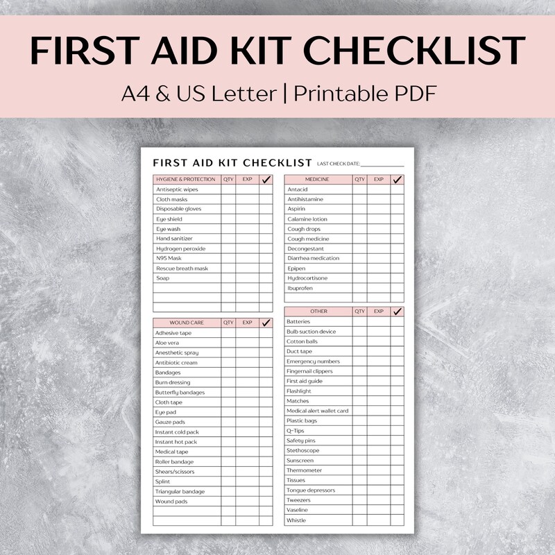 First Aid Kit - Etsy