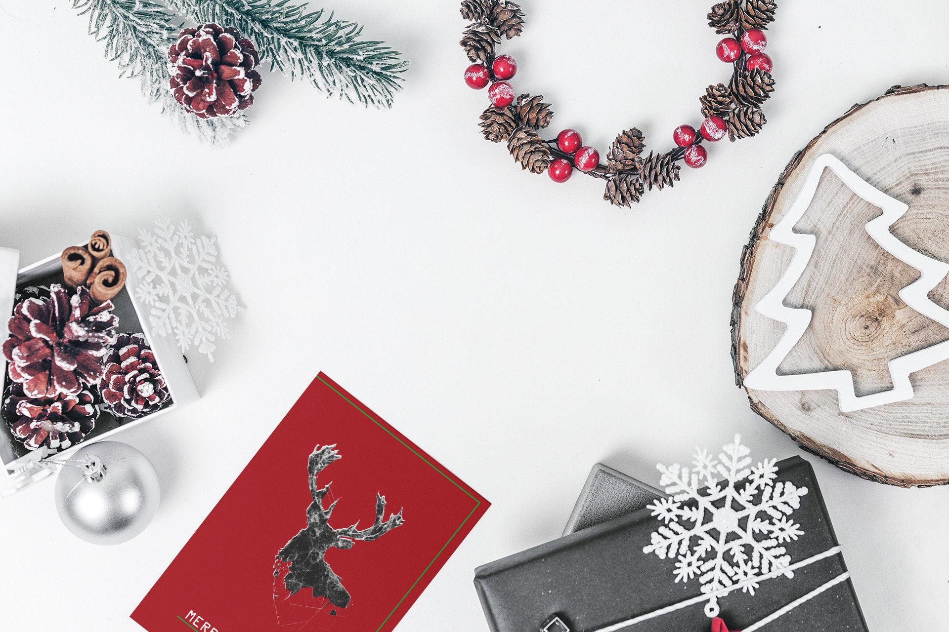 Christmas Printable Art Digital Print, Abstract Art Print, Christmas ...