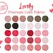 Lovely Color Palette Love Pink Procreate Hex Codes Rose Colors ...