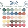 Vintage Color Palette Procreate, Green Procreate, Red Palette, Brown ...