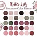 Sakura Color Palette Bundle Pink Colors Procreate Purple Palette Dark ...
