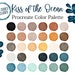 Water Colors Procreate Bundle Blue Tones Digital Palette Surfing Hex ...