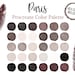 Dark Rose Palette Procreate Hex Codes Black Tones Palette Rose Color ...