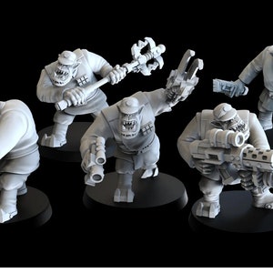Star WAAAGH Space Orcs, Sculpted by Joshbutin3d, Available Individually ...