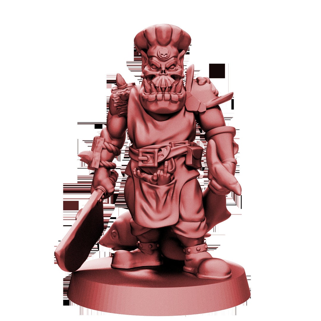 Pirate of the Orc Bay-black Orc 1 and Orc Chef - Etsy