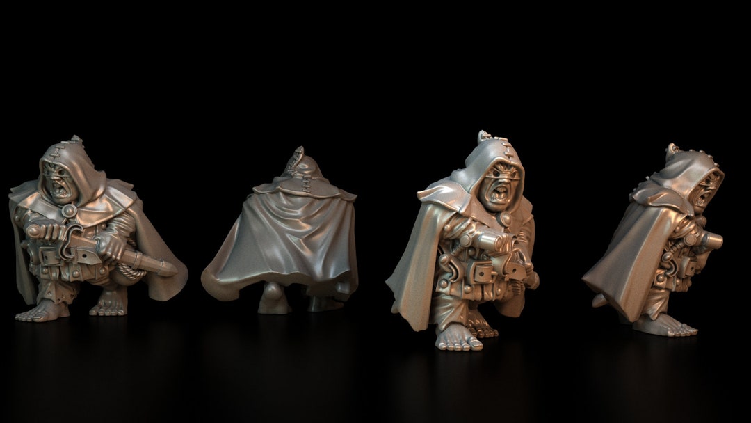Halfling Thief 28mm-32mm Scale Miniatures Sculpted by Ezipion. - Etsy