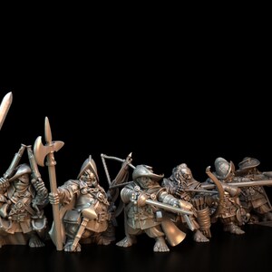 Halfling Conquistadors (small) 28mm-32mm Scale Miniatures Sculpted by ...