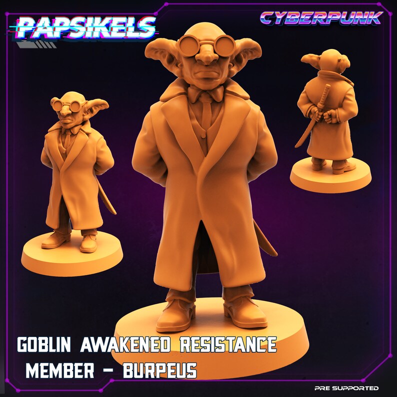 Cyberpunk Goblin Virtua World 2 Papsikel 32mm Scale Good for - Etsy