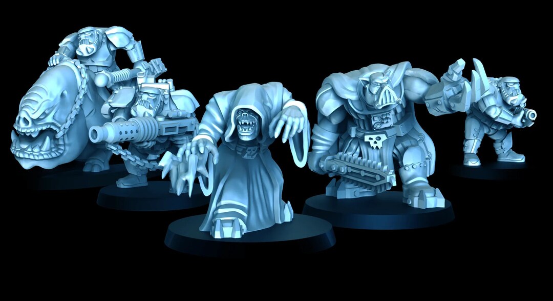 Star WAAAGH Space Orcs, Sculpted by Joshbutin3d, Available Individually ...