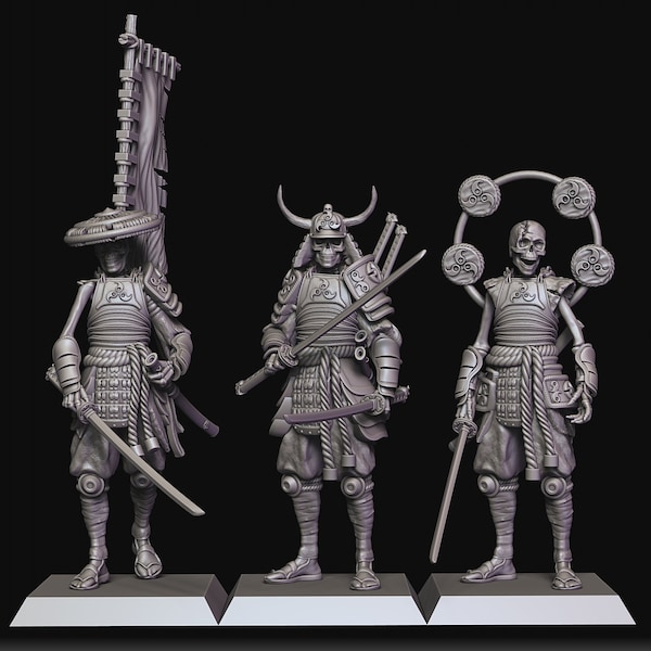 28mm Samurai Miniatures - Etsy