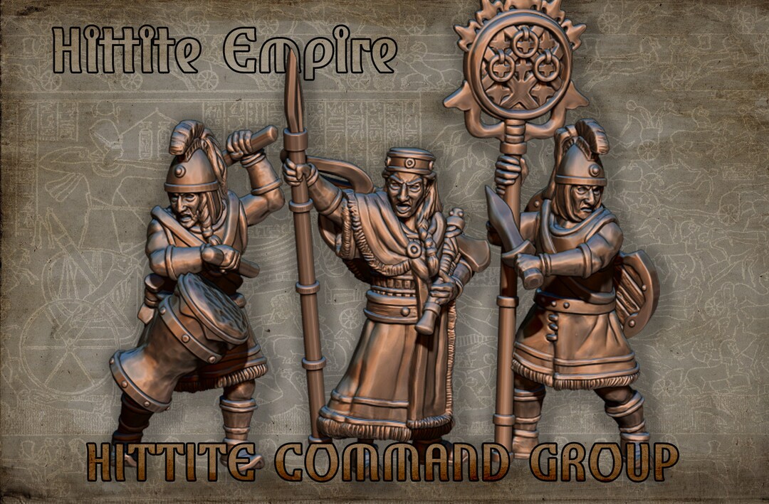 Hittite Empire Bronze Age Forces Sculpted by Red Copper Minis ...