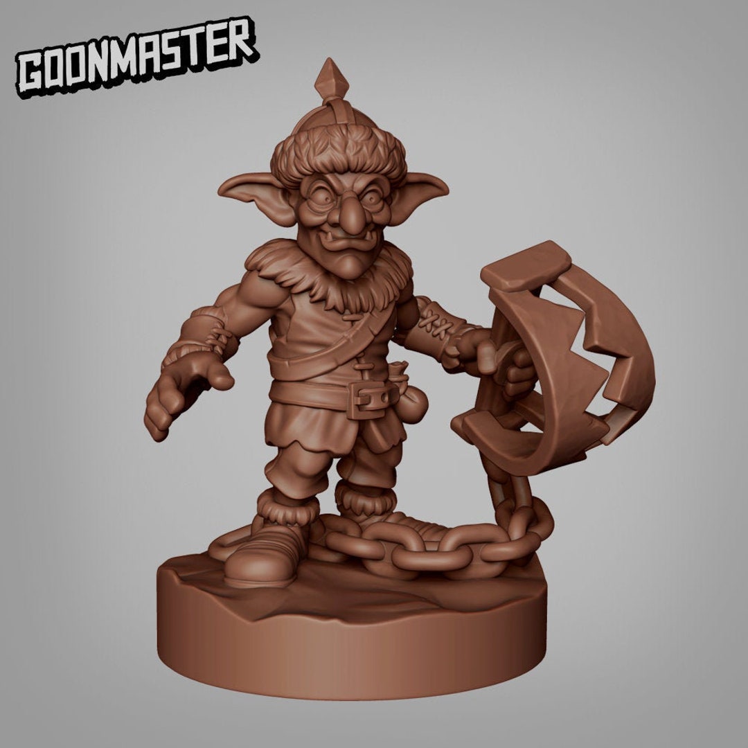 Goblin Trapper Pose 1 32mm Scale Goonmaster Games Miniature - Etsy