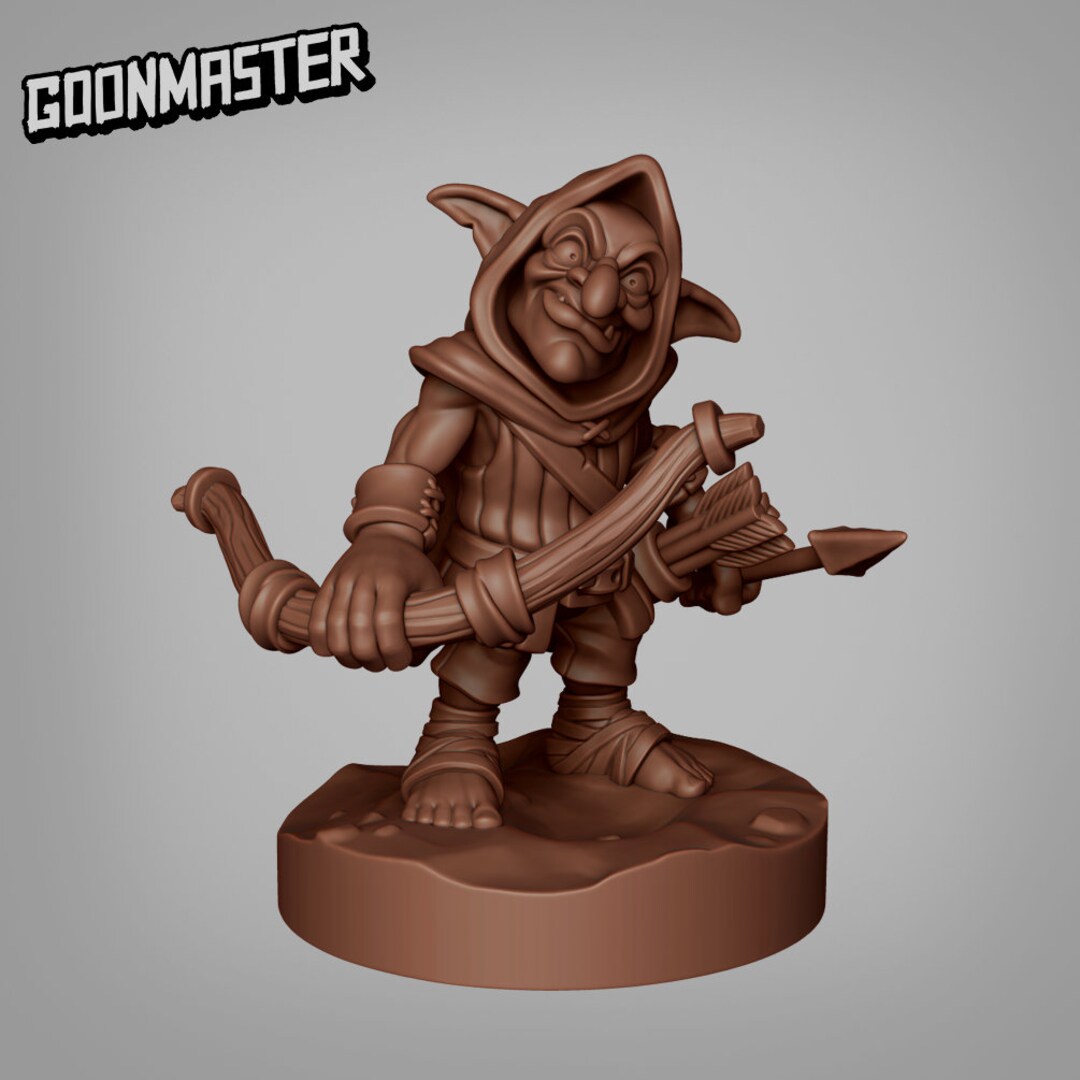 Goblin Archer Pose 3 32mm Scale Goonmaster Games Miniature for ...
