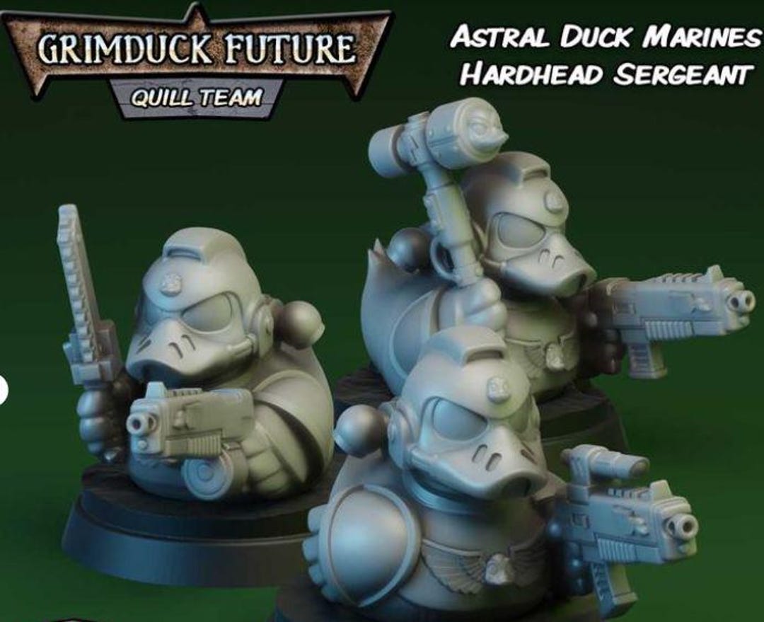 Astral Marine Hardhead Warrior Sergeant - Intercessor Sgt Rubber Duck ...