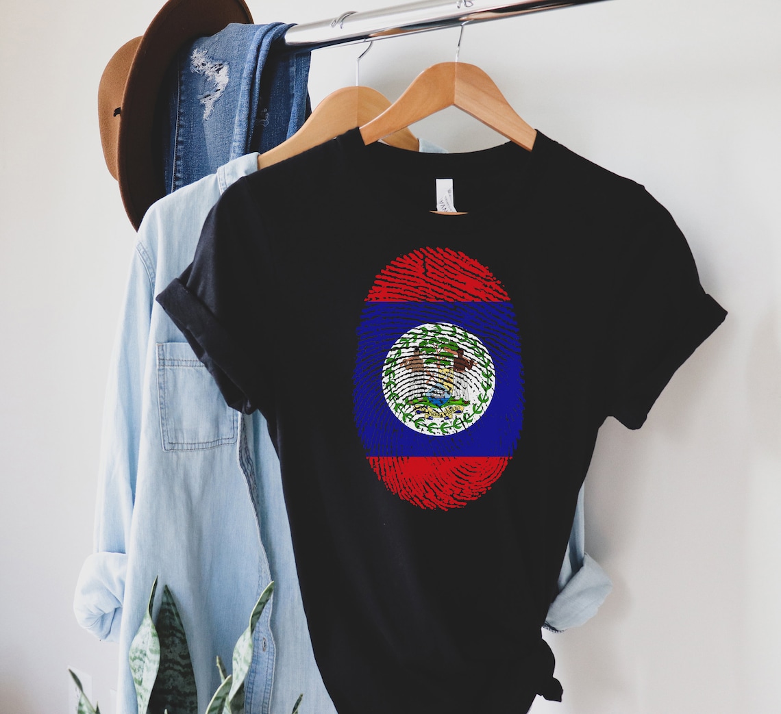 Belizean Roots Belize Flag Belize Shirt Belizean Shirt - Etsy