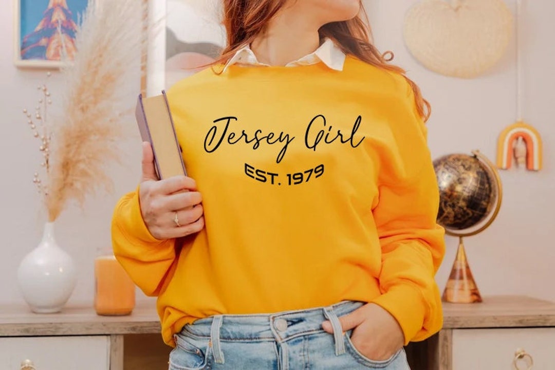 Personalized Jersey, Jersey Girl Sweatshirt, Jersey Girl Tee, Jersey ...