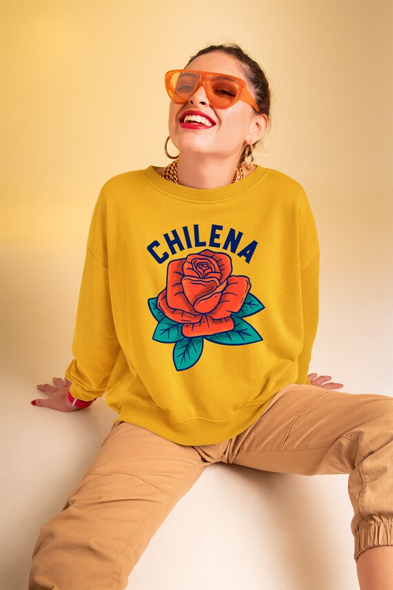 Chilena Sweatshirt Chile Shirt Latina Shirts Chula Chilena | Etsy