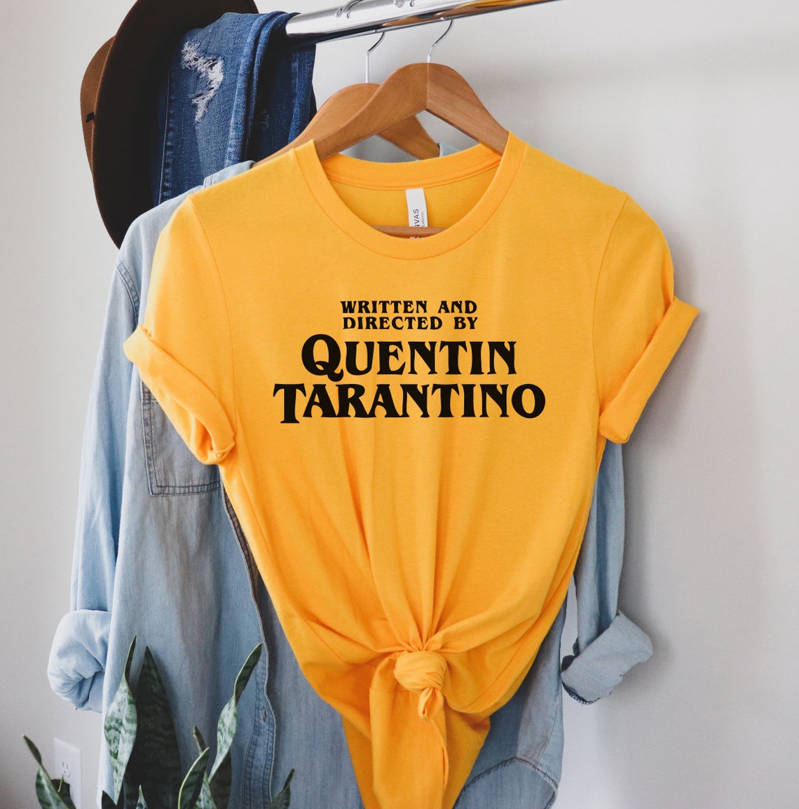 Written and Directed by Quentin Tarantino T-shirt Quentin - Etsy