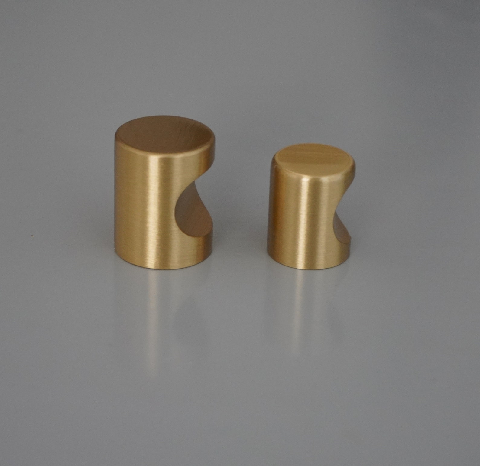 Cylinder Pullscircular Knobsround Drawer Pullsbrass Circle - Etsy