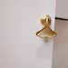 Ginkgo Leaf Cabinet Knobs,solid Brass Ginkgo Pulls,gold Drawer Knobs,fan Knob,light Luxury Brass ...