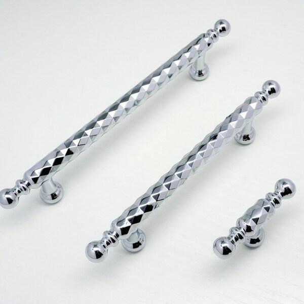 Silver Drawer Pulls - Etsy