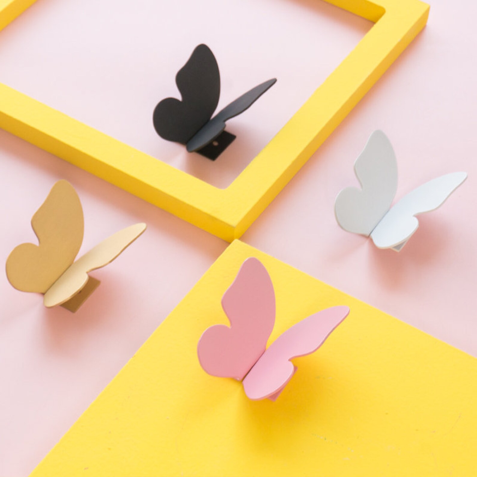 Solid Brass Butterfly Handles Cabinet Knobs Drawer Pulls | Etsy