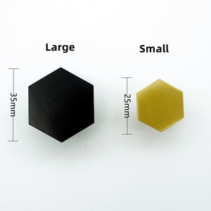 Solid Brass Hexagon Cabinet Knobs, Kitchen Knobs, Gold Drawer Knobs,replacement Door Handles ...