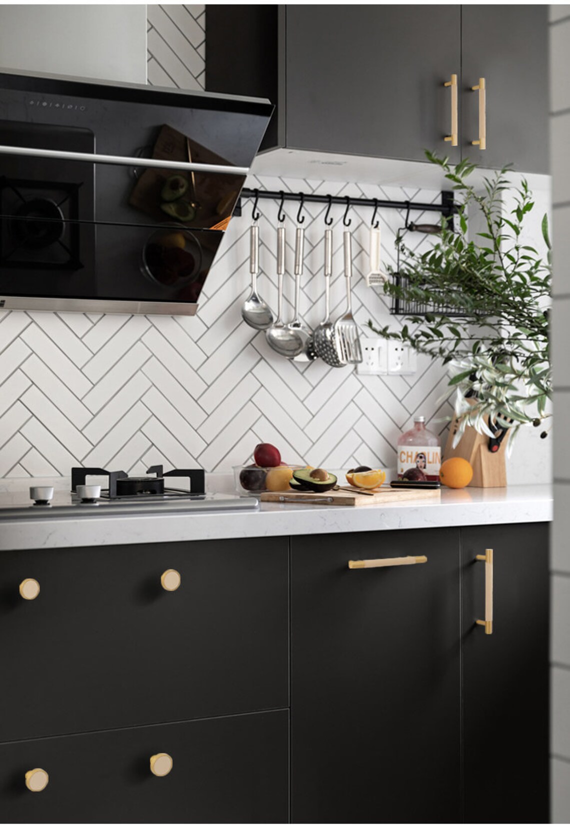 Brass Leather Soft Touch Cabinet Handlescolorful Dresser | Etsy