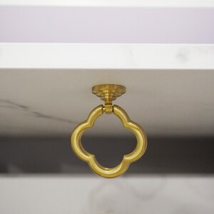 Brass Ring,pull Ring,vintage Ring-pulls,solid Brass Pulls,flower ...