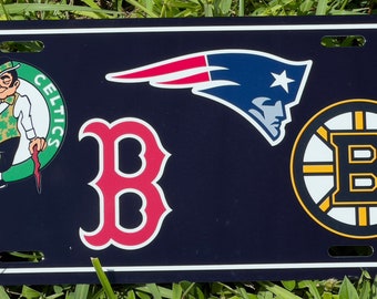 Boston License Plate - Etsy