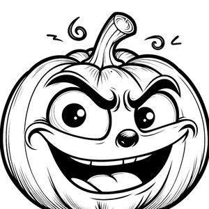 Pumpkin Giggles 51-55 Kids Coloring Pages 8x11 - Etsy