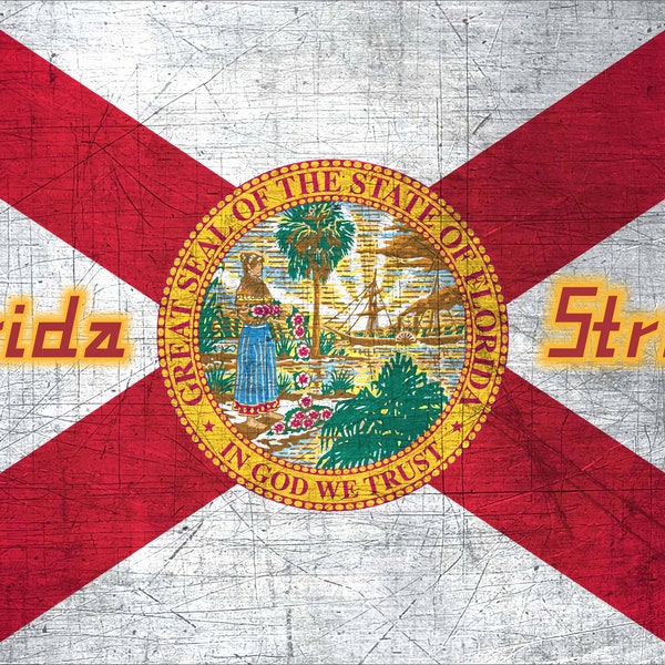 Weathered Flag Sign - Etsy