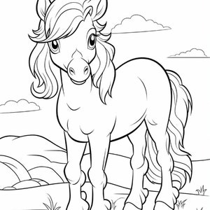 Cute Farm Animals 16-20 Kids Coloring Pages 8x11 - Etsy