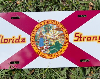 Florida State Flag License Plate - Etsy