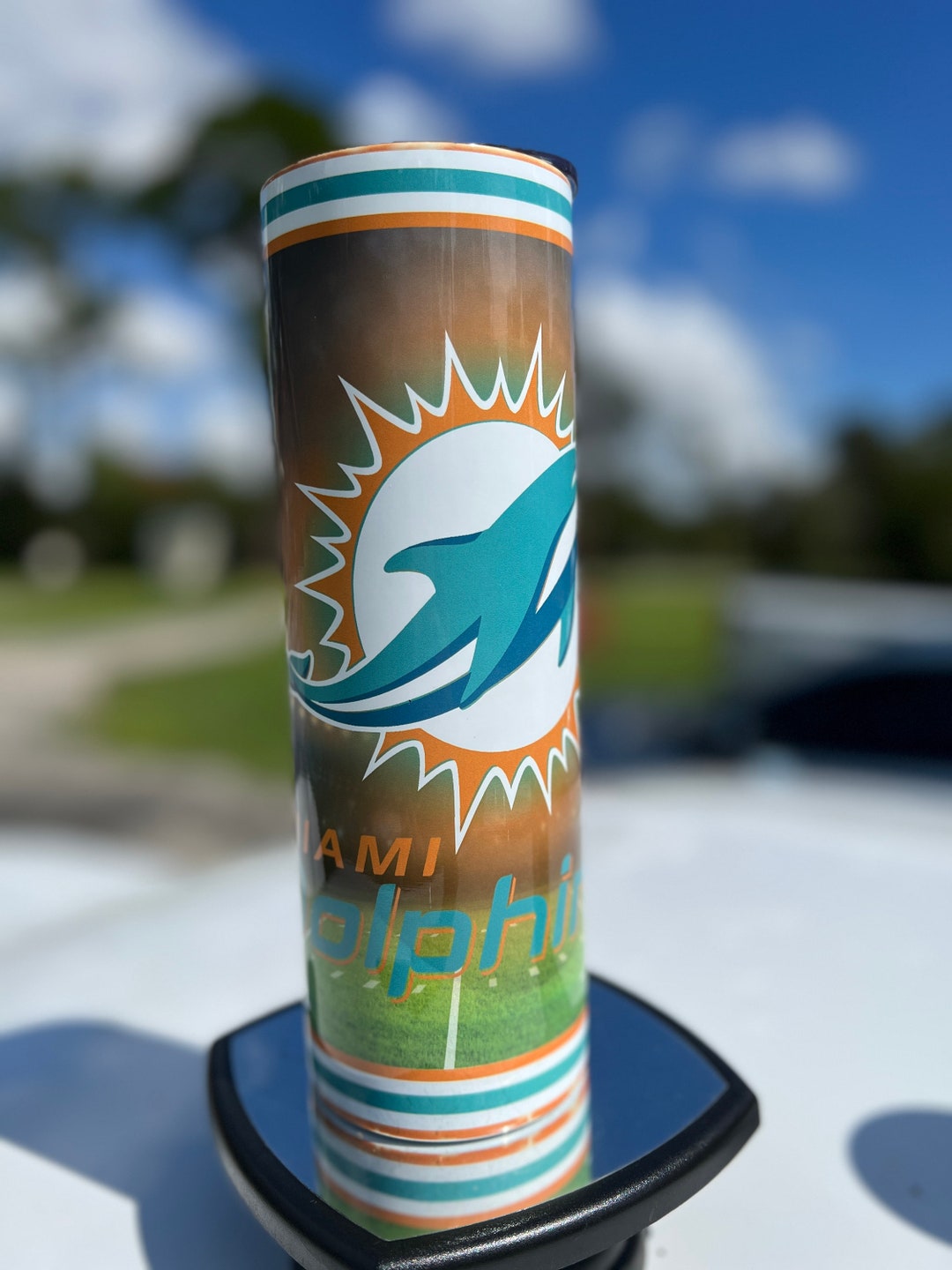 Miami Dolphins Personalized Stadium 20oz. Tumbler - Etsy