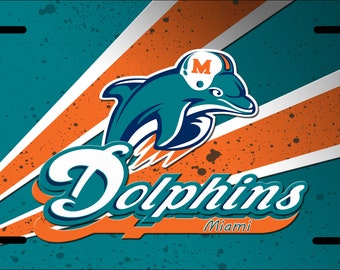 Miami Dolphins License Plate - Etsy