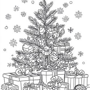 Merry Christmas 46-50 Kids, Teens & Adults Coloring Pages 5 8x11 - Etsy