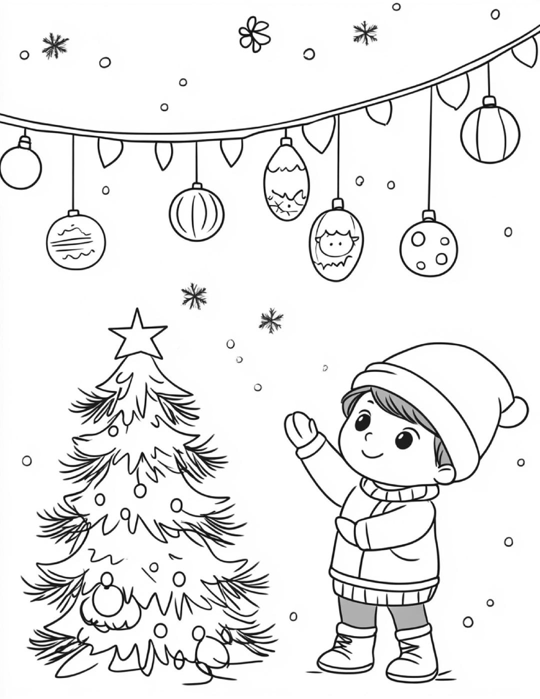 Cute Christmas 71-75 Kids Coloring Pages 5 8x11 - Etsy