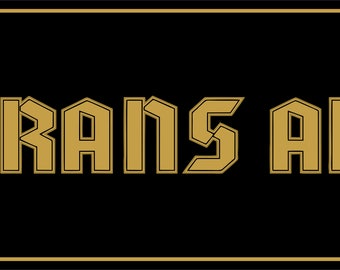 Trans Am Logo Custom License Plate | Etsy