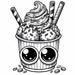Ice Cream Cup 16-20 Kids Coloring Pages 8x11 - Etsy