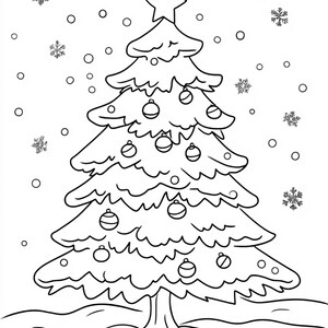 Cute Christmas 76-80 Kids Coloring Pages 5 8x11 - Etsy