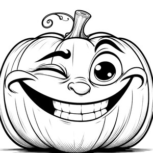 Pumpkin Giggles 26-30 Kids Coloring Pages 8x11 - Etsy